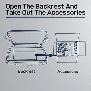 YI DANICA High Back Big & Tall 400lb Office Chair - Heavy Duty Metal Base, Adjustable Tilt Angle Large Bonded Leather Ergonomic Executive Computer Swivel Chairs