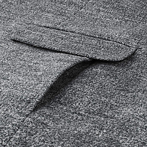 INVACHI Mens Wool Blend Coat Warm Winter Trench Coat with Detachable Soft Scarf Single Breasted Overcoat