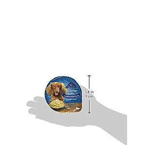 Blue Buffalo Delights Natural Adult Small Breed Wet Dog Food Cup, Roasted Chicken Flavor in Hearty Gravy 3.5-oz (Pack of 12)