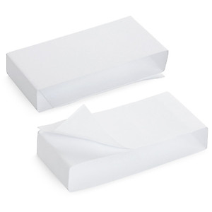 Juvale 300 Pack Money Bands for Cash, Blank Self-Adhesive Currency Straps, Bill Wrappers (White, 7.8x1.2 in)