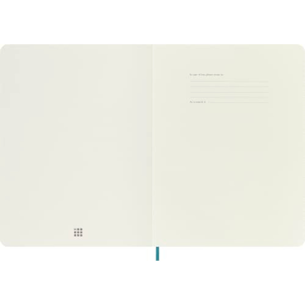 Moleskine Classic Notebook, Soft Cover, XL (7.5" x 9.5") Ruled/Lined, Reef Blue, 192 Pages