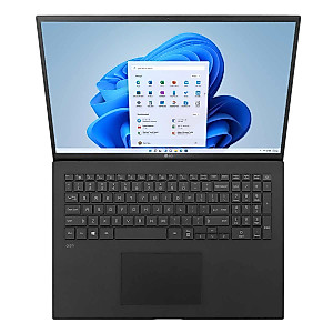 LG Gram 17Z95P-K Laptop 17” IPS WQXGA Intel Evo Platform Core i7-1195G7, 16GB Memory, 512GB M.2 NVMe SSD, Intel Iris Xe Graphics, Wi-Fi 6, Windows 11 Home, Backlit Keyboard, Fingerprint ID, Black