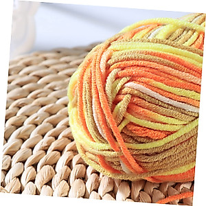 Homoyoyo Yarn for Knitting Thick Knitting Yarn Chunky Yarn Knitting Yarn Soft Black Yarn Super Saver Yarn Green Black Purple red Blue Yellow Yarn Cotton Yarn White Yarn Baby Scarf