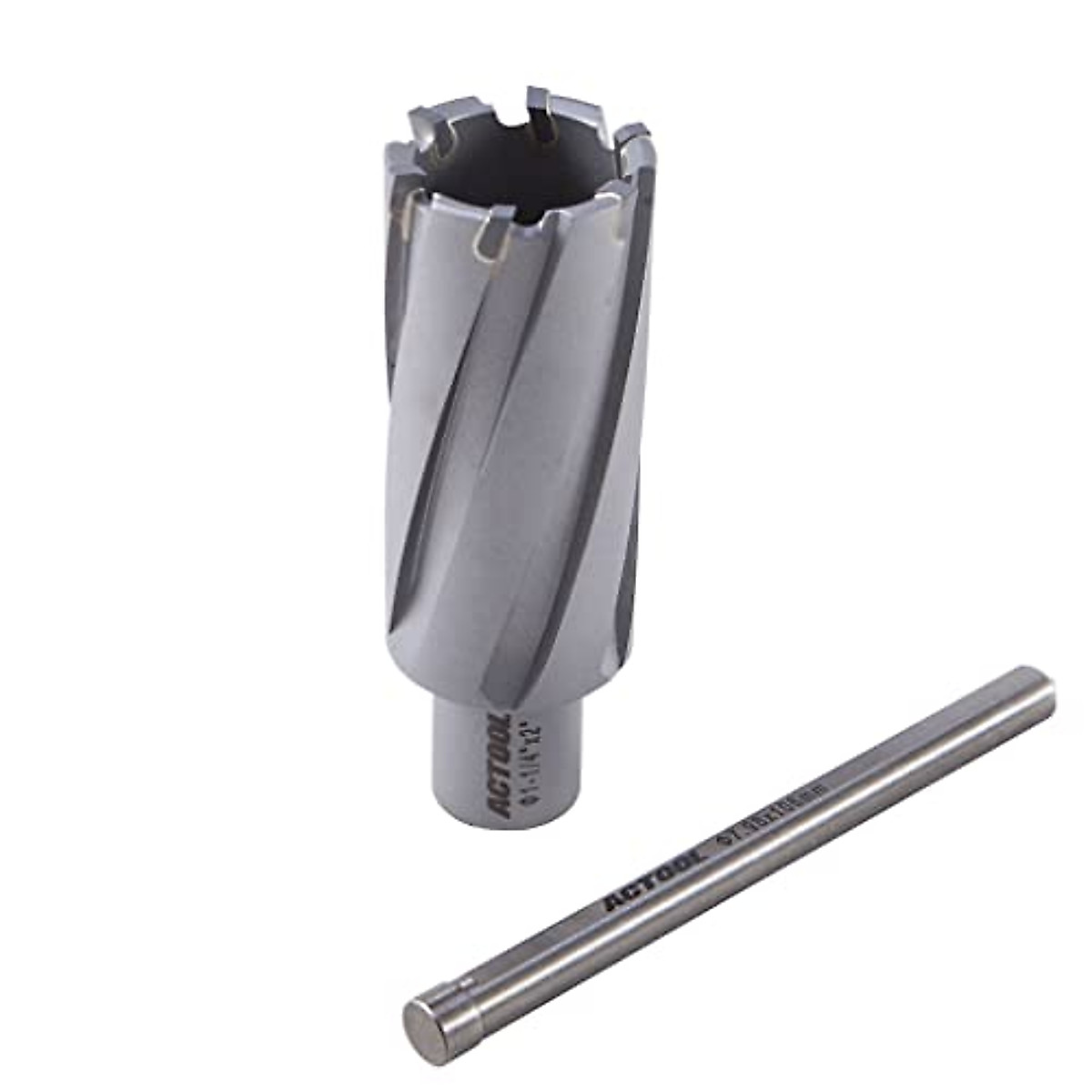 ACTOOL 1-1/4'' Diameter x 2'' Depth of Cut Carbide Tipped TCT ANNULAR Cutter with 3/4'' Weldon Shank