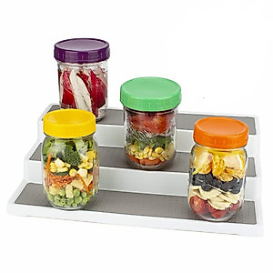 baxikly 8 Pcs Mouth Mason Jar Lids Canning Jar Lids Colored 70 mm Regular Canning Lids for Plastic Storage Caps for Mason/Canning Jars