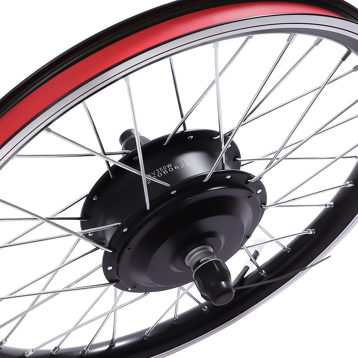 DCEHKR E-Bike Conversion Kits 36V Electric Bike Rear Hub Conversion Kit with Brushless Gear Motor 350W Electric Bicycle Conversion Kits Suitable for 20-inch Rear Wheel E-Bike