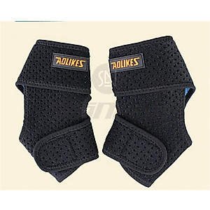 Ankle Brace Compression Support Sleeve, Adjustable Breathable Ankle Wrap Protectors Strap, Pain Relief Foot Sleeve Basketball Sport Injury Recovery Joint Pain Heel Spurs Plantar Fasciitis Sock (left)