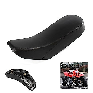 Universal ATV Seat Pad Motorcycle Seat Part Bike Seat Pad compatiable with 50cc 70cc 90cc 110cc TaoTao Chinese ATV Quad Bike kids Youth ATV quad four wheelers 4-Wheel Black