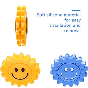 Outus 21 Pieces Tennis Racket Vibration Dampener Tennis Dampeners Racket Shock Absorbing Soft Silicon Racket Dampener for Racquetball