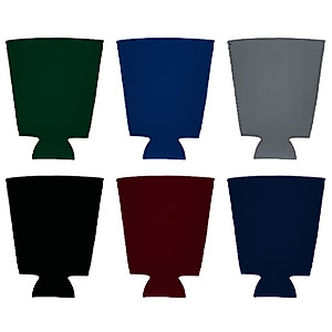 Blank Neoprene Pint Glass Coolie (Variety Color 6 Pack)