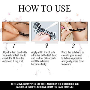 Ardell False Eyelashes 3D Faux Mink 858, 4 pairs