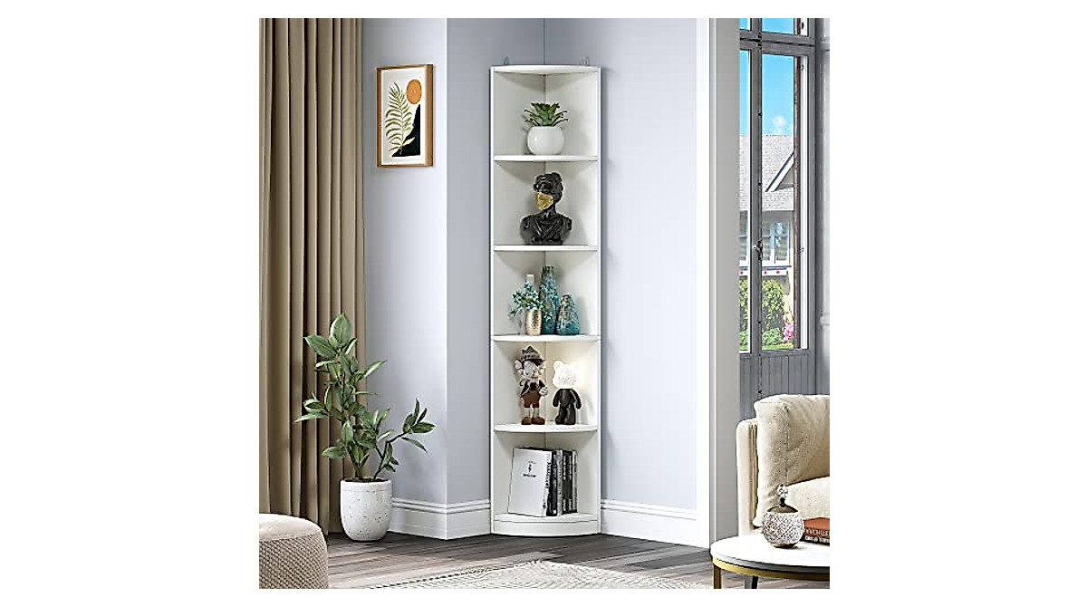 YITAHOME 5-Tier Corner Shelf - Modern Storage Solution