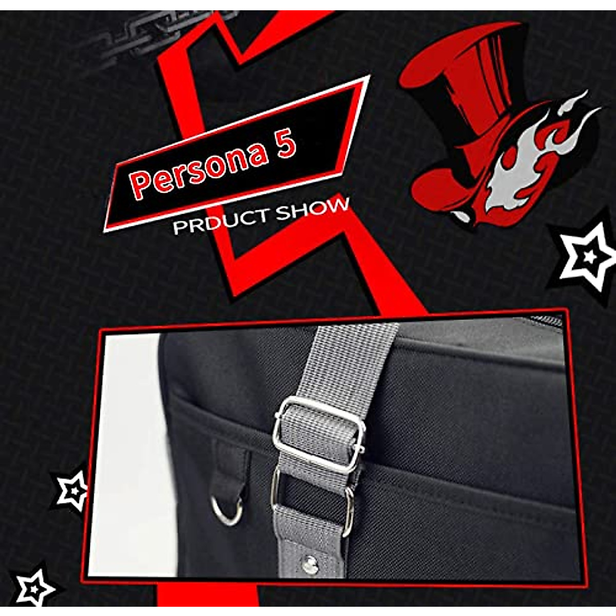 Game Persona 5 P5 Bag Japanese High School Student JK Uniform Bag student commuter school bag shoulder bag