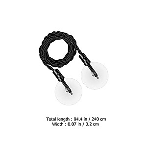LIFKOME Portable Clothes Line 2pcs Retractable Clothesline with Suction Cup Hooks Windproof Travel Clothesline Laundry Clothes Line Outdoors Clothesline Retractable Clothes Line