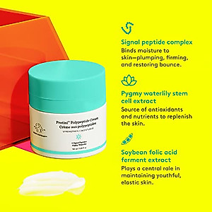 Drunk Elephant Protini Polypeptide Cream. Protein Face Moisturizer with Amino Acids (50 mL / 1.69 Fl Oz)