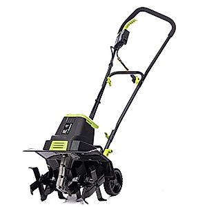 Earthwise Power Tools by ALM TC70016EW 13.5-Amp 16-Inch Electric Garden Tiller Cultivator, Fixed Tines, Black