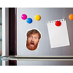 Customized Face Stickers - Portrait | Sheet with 14 Stickers | Personalized - Picture Decals | Waterproof | Funny Photo Stickers | Fancy Gift Idea