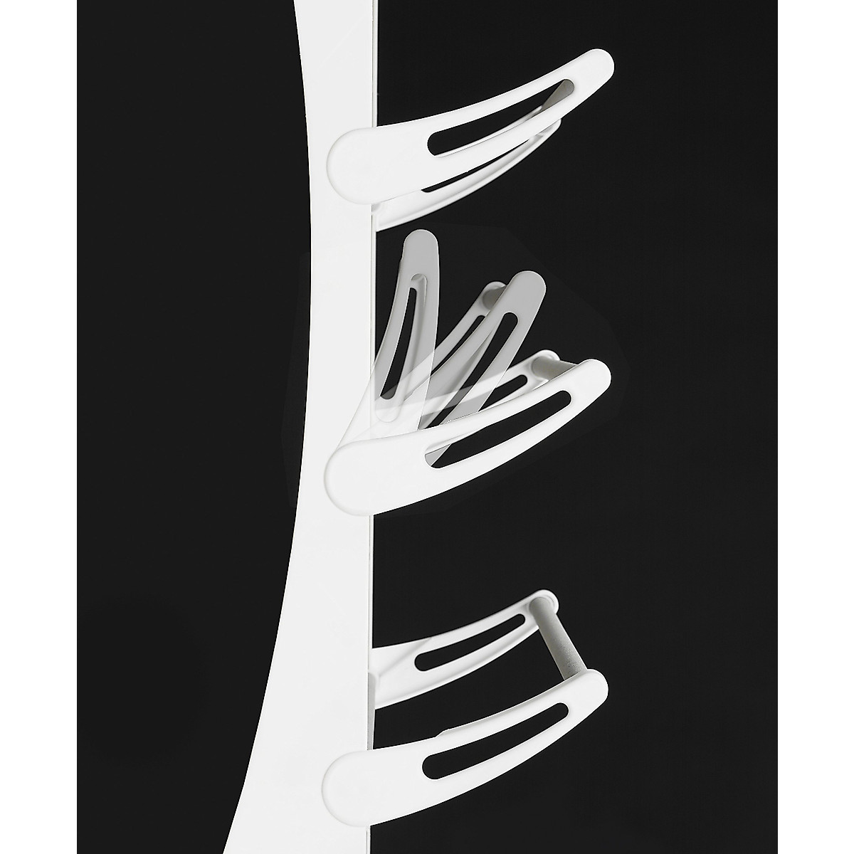 Whitmor Over the Door Shoe Rack, Fold-up Non-slip Bars, 36 Pair, White