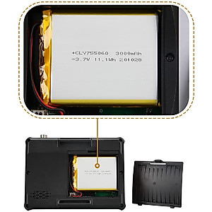 【Upgrade】 Portable Wrist CCTV Tester,5'' LCD Monitor,HDMI in &VGA in,Camera Debugging Helper