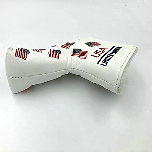 DNYAN USA Flag Limited Edition Golf Club Putter Head Covers Headcover for Scotty Cameron Odyssey Blade Callaway Taylormade Titleist Ping Mizuno