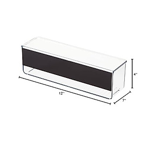 iDesign Magnetic Medium Bin, Clear