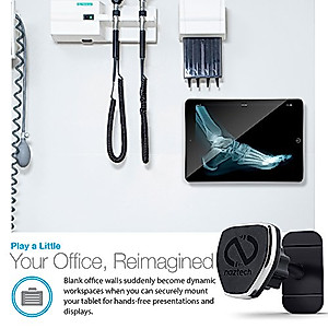 Naztech MagBuddy Anywhere Cell Phone/Tablet Holder Mount [Hands Free] Compatible for iPhone 14/13/12/Pro/ProMax,Galaxy S23/S22/S21 & More [Black]14052