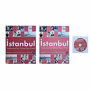 Istanbul A1 Turkish Language Course Book Set Beginner Level with Workbook