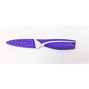 SimpleElegance by Ben&Jonah 3" Stainless Steel Paring Knife with Cover