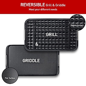 Techwood Indoor Grill Smokeless Grill, 1500W Indoor Korean BBQ Electric Tabletop Grill with Tempered Glass Lid, Removable Grill and Griddle Plates with Drip Tray