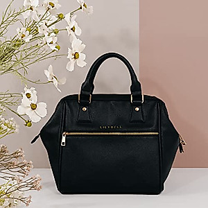 LILY BELL Insulated Bag for Women - 100% leakproof lining - 2 Side Pockets Thermal Bag with Adjustable Shoulder Strap - Large capacity Design - 6.5 Hours Cooling or Heating - Best for Picnic