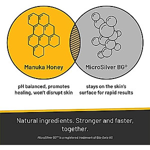 Absorbine Silver Honey Hot Spot & Wound Care Ointment (2) 2oz Tubes, Manuka Honey & MicroSilver BG, Medicated for Dogs, Cats, Small Animals