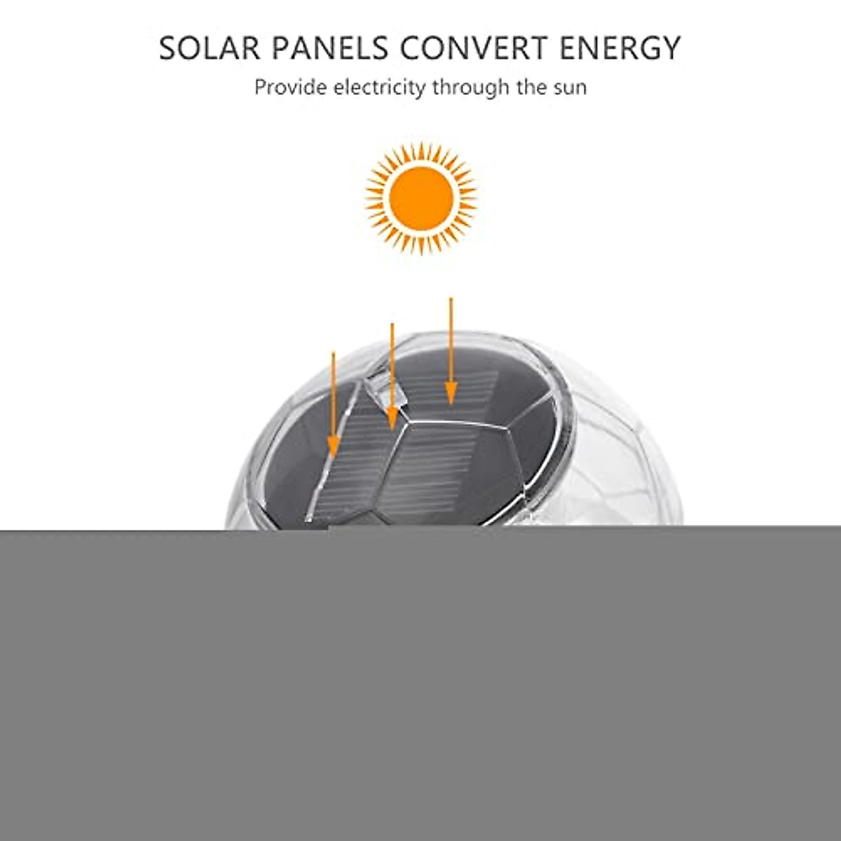 Xinrimoy Floating Ball Pool Light,Waterproof LED Solar Floating Lights - Float or in Pool Garden Backyard Pond Party Decorations - Waterproof LED Lights Accessories