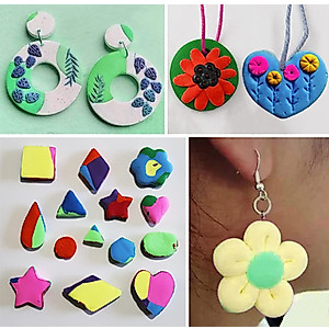 YXCLIFE Mini Cookie Cutters Set - 30Pcs Small Heart Star Flower Round Square Hexagon Oval Diamond Shapes Cookie Cutters, Polymer Clay Cutters for Kids, Geometric Set for Biscuit Cutter, Fruit Cutter