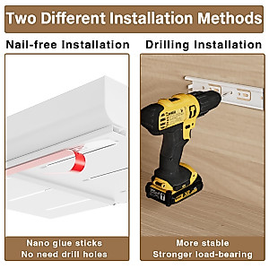 Expandable Pull Out Cabinet Organizer with Adhesive Nano Film, Fits Any Framed Cabinet, Side-Mountable Slide Out Drawers for Kitchen, Pantry, and Bathroom Storage and Organization