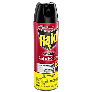 Raid Ant & Roach Killer Lemon Scent, 17.5 OZ (Pack - 3)