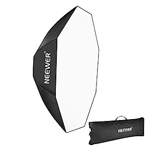 Neewer 24 inches/60 centimeters Octagon Softbox with Bowens Mount Speedring and Bag for Speedlite Studio Flash Monolight,Portrait and Product Photography