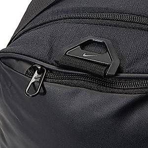 NIKE BRASILIA TRAINING/GYM/TRAVEL MEDIUM SPORT DUFFEL BAG BLACK/WHITE/RED CU9477 010