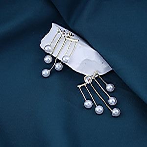 Sttiafay Vintage Crystal Pearl Drop Earrings Long Tassel Pearl Dangle Earrings Gold Cz Pearl Chain Earrings Cz Rhinestone Bridal Earrings Jewelry for Women and Girls