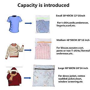 BAGAIL Mesh Laundry Bags Laundry,Blouse, Hosiery, Stocking, Underwear, Bra Lingerie, Travel Laundry Bag (7 Set)