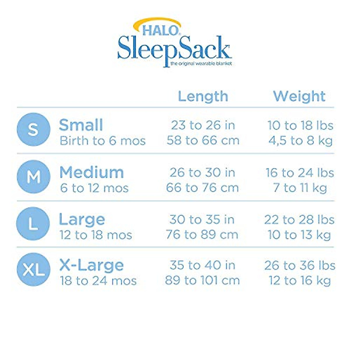 HALO 100% Cotton Baby Sleepsack Wearable Blanket Bundle Set of 3, Neutral, X-Large