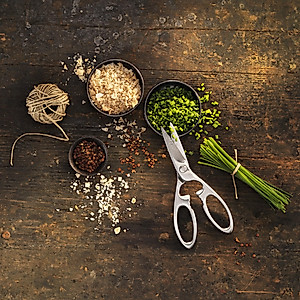 Zwilling Twin Select Kitchen Shears, Multi-Purpose, Bottle Opener, Dishwasher Safe, Heavy Duty, Stainless Steel