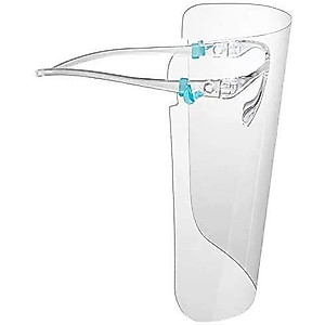 VWMYQ PCS Face Shield Protector, Clear, 2 Sets per Pack