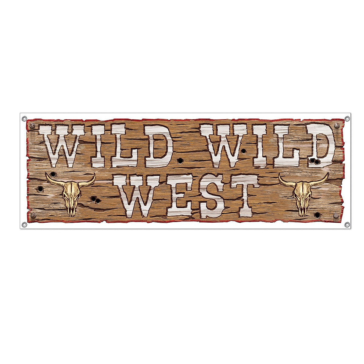 Beistle Wild Wild West Sign Banner Party Accessory