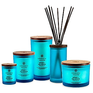 Chesapeake Bay Candle PT41312 Scented Candle, Refresh + Rejuvenate (Mediterranean Citrus), Medium, Home Décor