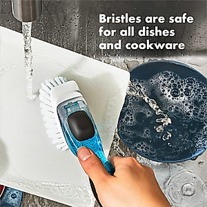 OXO NEW Good Grips Soap Dispensing Dish Brush Storage Set