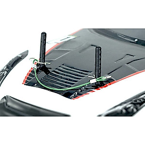 8Pack ShareGoo Metal Clip R Pin Rod with Steel Anti-Lost Rope RC Body Shell Clip Wire Compatible with 1/8 1/10 Traxxas HSP Arrma Axial Redcat RC Car Truck Crawler (Green)