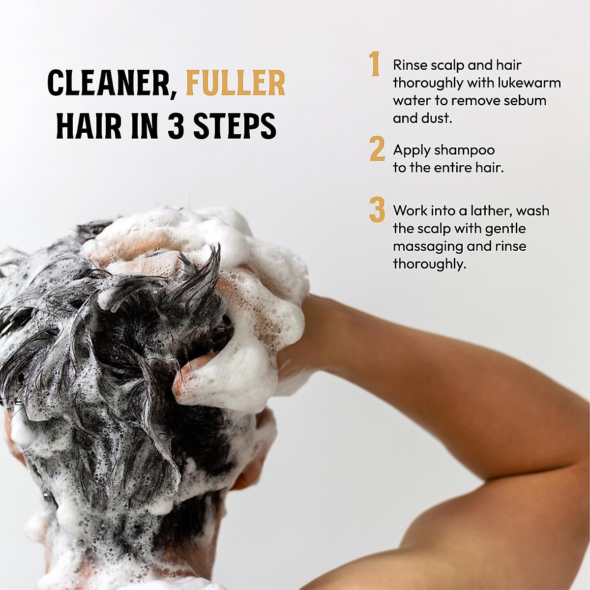 ＭＡＲＯ１７ MARO17 Collagen Shampoo Perfect Wash - Mens Shampoo for Hair Growth and Volume - Cleanses Dirt and Unnecessary Sebum - Sulfate Free + DHT Blocker and Collagen for Thicker Hair - Gifts for Men