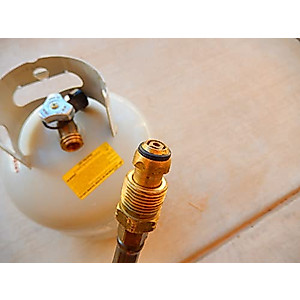 Meter Star Propane Natural Gasket Seal O-Ring Seals for Propane Tank Cylinder POL Adapter Fitting Pack of 10