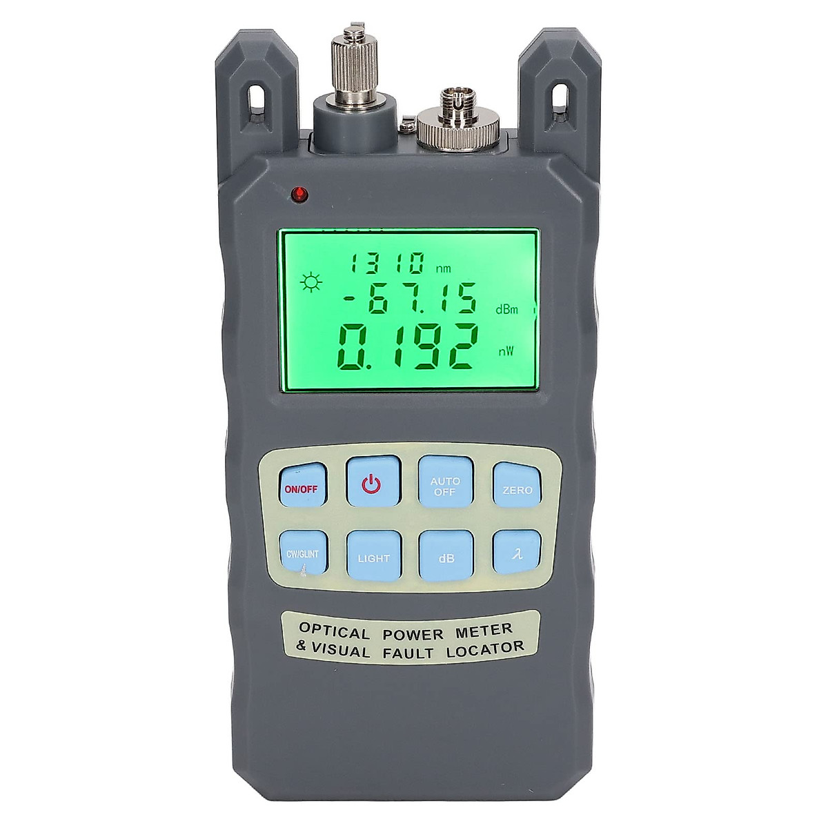 FTTH Fiber Optic Tool Kit, 3 in 1 Fiber Optic Termination Tools Kit with Optical Power Meter Optic Fiber Cleaver Fiber Optic Stripper Three Mouthed Clamp Fiber Length Fixer