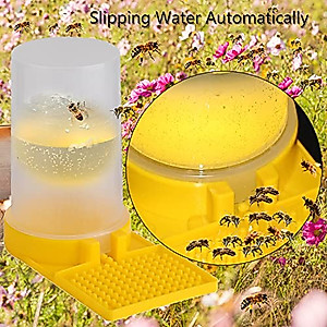 5 Pack Bee Feeder, Bee Feeders for Outside Beehive Beekeeping Water Dispenser Bee Waterer Feeder Bee Watering Station